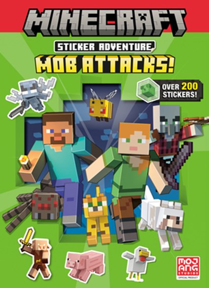 Minecraft Sticker Adventure: Mob Attacks! (Minecraft) - Random House ...