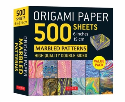 Origami Paper 500 sheets Marbled Patterns 6" (15 cm) - . Tuttle Studio ...