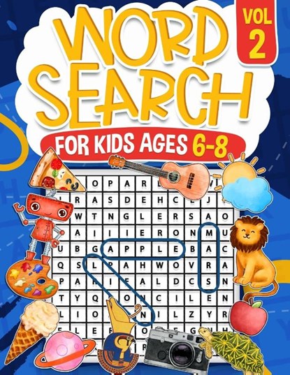 Word Search for Kids Ages 6-8 Volume 2 - Rr Publishing | Libris