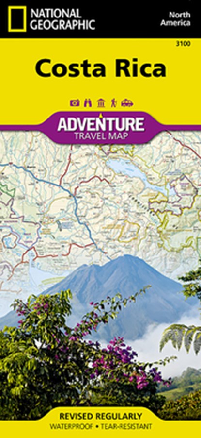 Costa Rica - National Geographic Maps | Libris