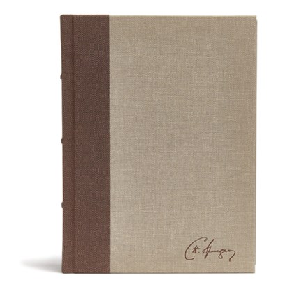 CSB Spurgeon Study Bible, Brown/Tan Cloth Over Board - CSB Bibles by ...